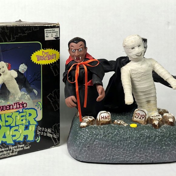 Gemmy | Holiday | Vtg Gemmy Halloween Monster Mash Trio Sings Dances W ...